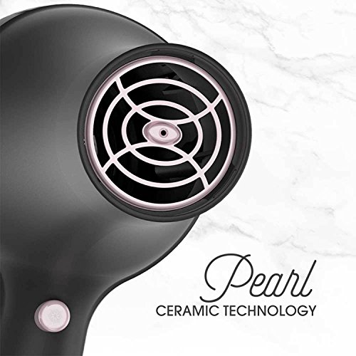 Remington AC2015 Pro Hair Dryer with Pearl Ceramic Technology, Black/Pink