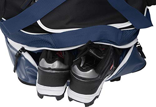 Rawlings | R1502 Wheeled Catcher's Bag | Baseball/Softball | Navy