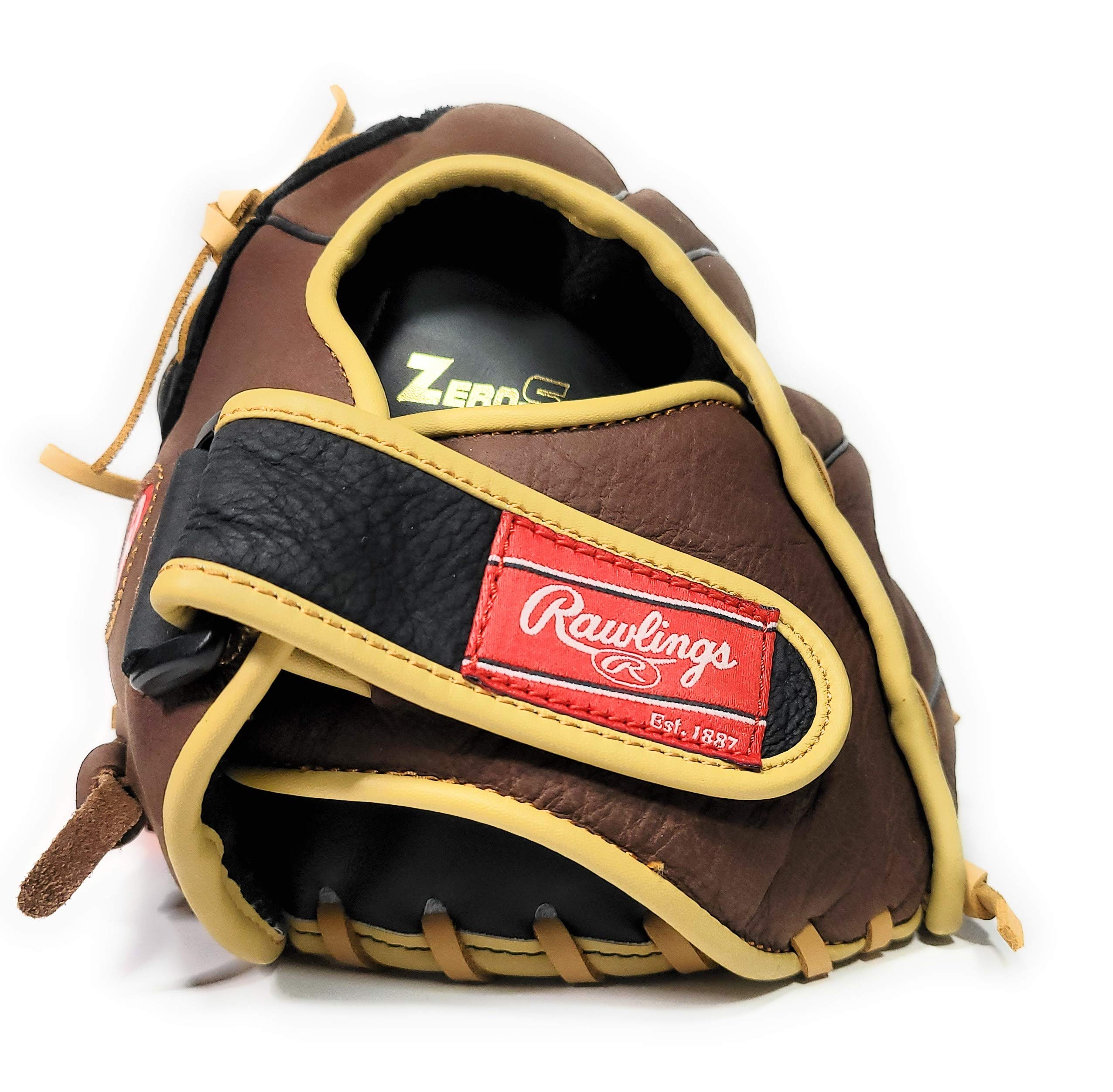 Rawlings Sporting Goods Prodigy Series Baseball Youth Glove, Brown 12"