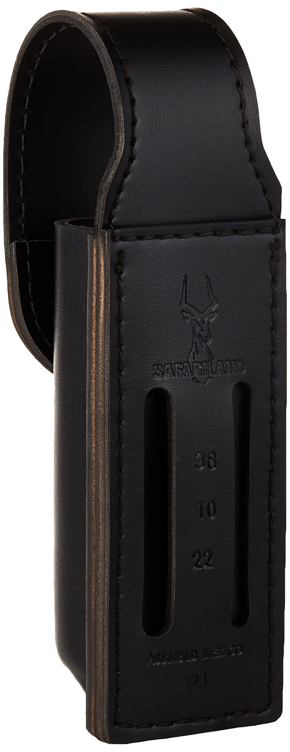 Safariland Duty Gear Bianchi 38-2HS: Mace Holdertop Flap, Plain, Black
