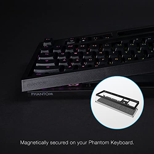 Tecware Phantom Shroud Classic Magnetic Keyboard Cover, for Phantom 87 and 104 Mechanical Keyboards (87 Keys Black)