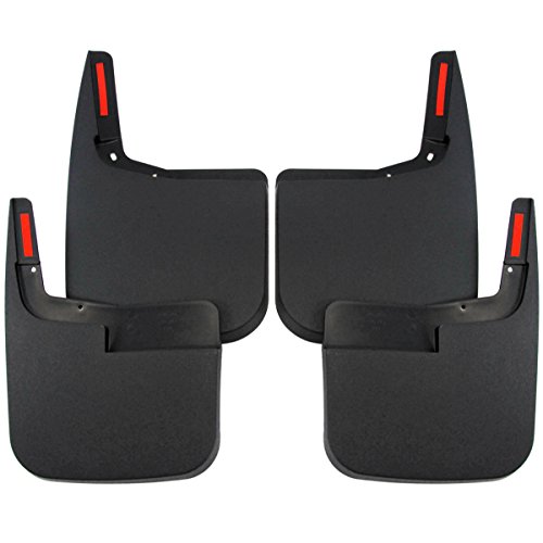 Red Hound Auto Premium Heavy Duty Molded 2015-2020 Compatible with Ford F-150 Mud Flaps Guards Splash Front Rear 4pc Set (with OEM Fender Flares/Trim)