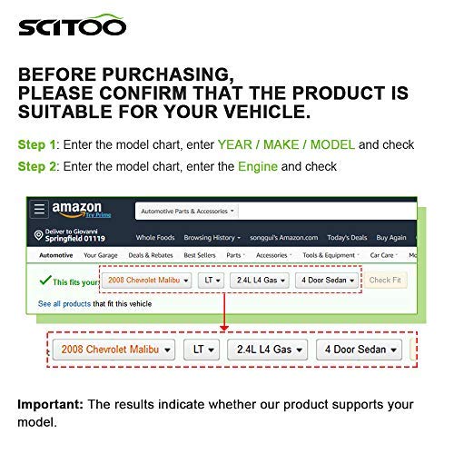 SCITOO TK3024 9-4174S Engine Timing Chain Kit Replaces for Nissan Sentra 200SX NX 1.6L 1991-1999