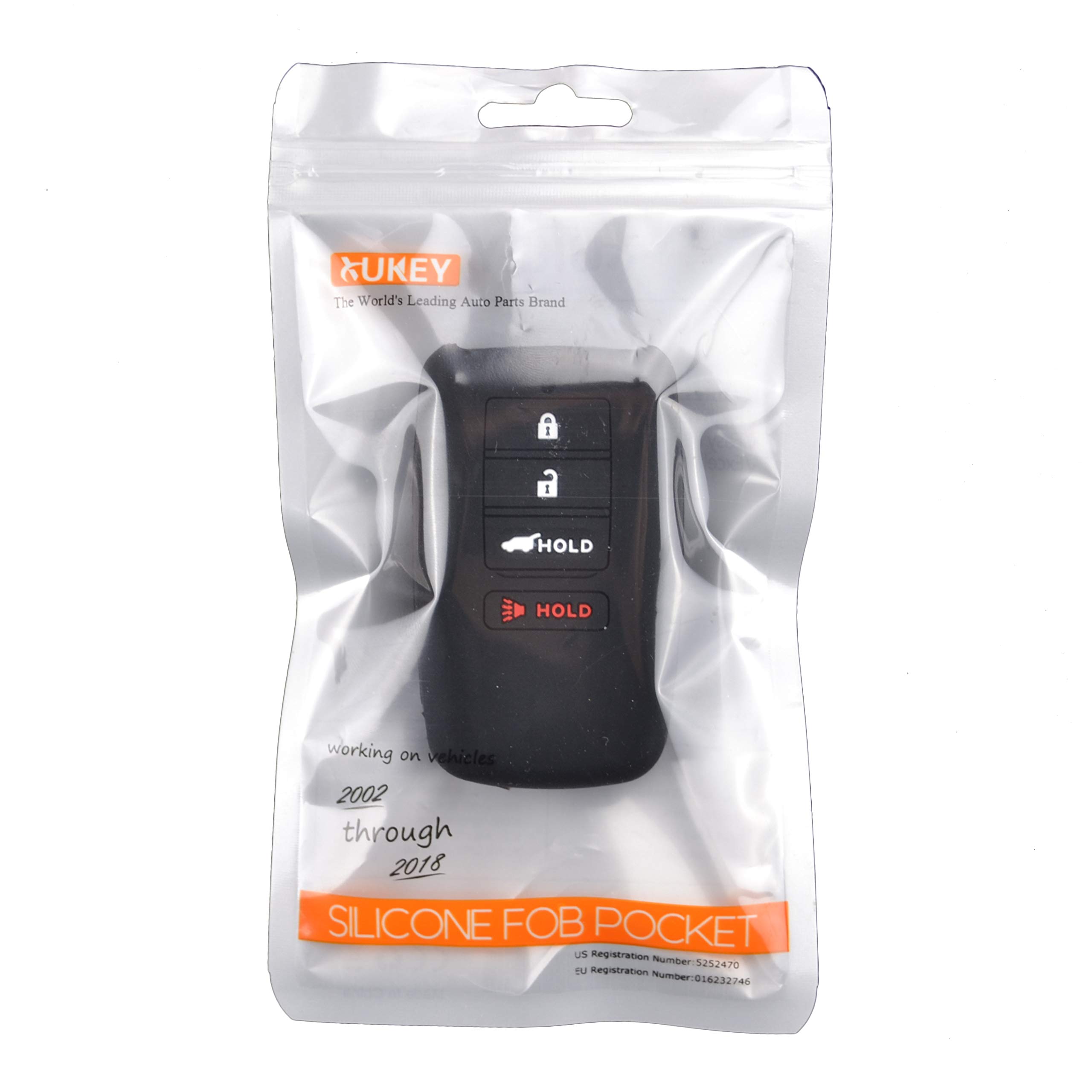 Silicone Remote Key Case Fob Shell Cover Skin Holder 4 Button Fits For Acura MDX RDX RLX ILX TLX 2016-2019