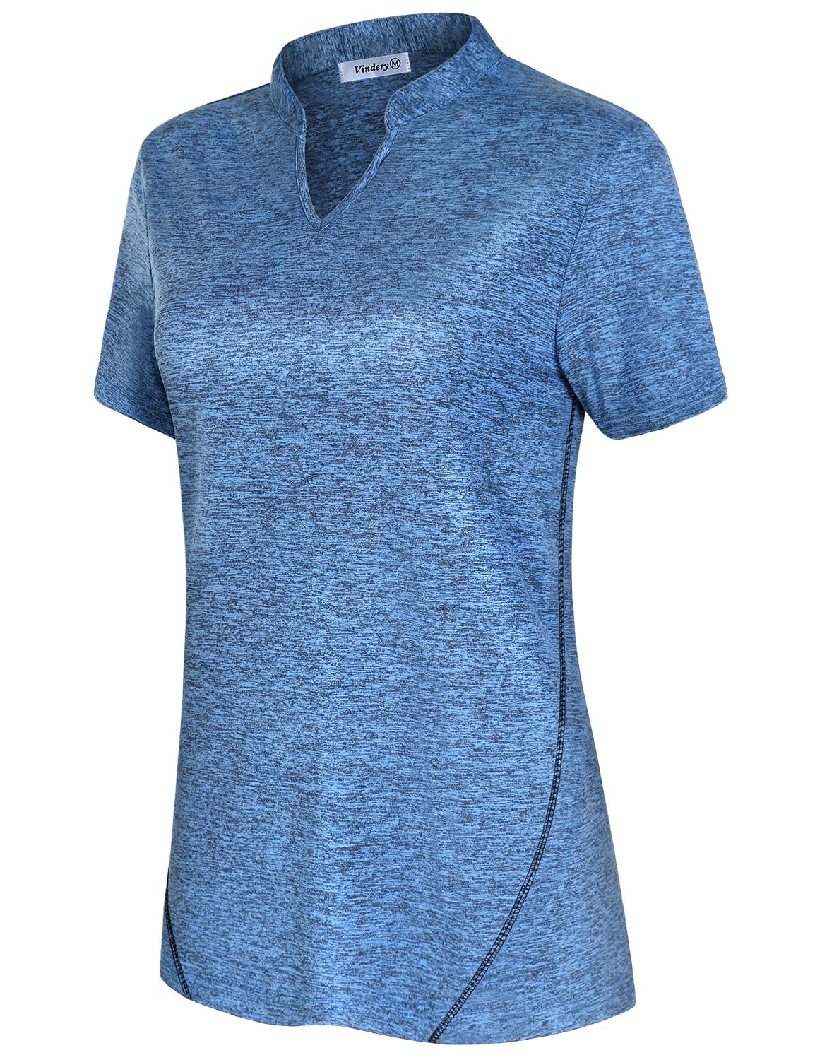 Vldnery Plus Size Athletic Tops for Women Golf Polo Shirts Moisture Wicking Workout Yoga Tshirt Tennis 2XL