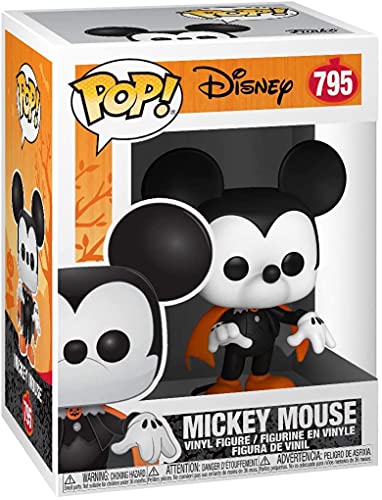 POP Disney: Halloween - Spooky Mickey Mouse Funko Pop! Vinyl Figure (Bundled with Compatible Pop Box Protector Case) Multicolor 3.75 inches