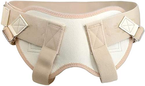 YUESFZ Hernia Belt with Pressure Pads, for Single or Double Groin Sports Injury, Inguinal Support Hernia Belt