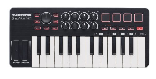 Samson Graphite M25 Mini USB MIDI Controller