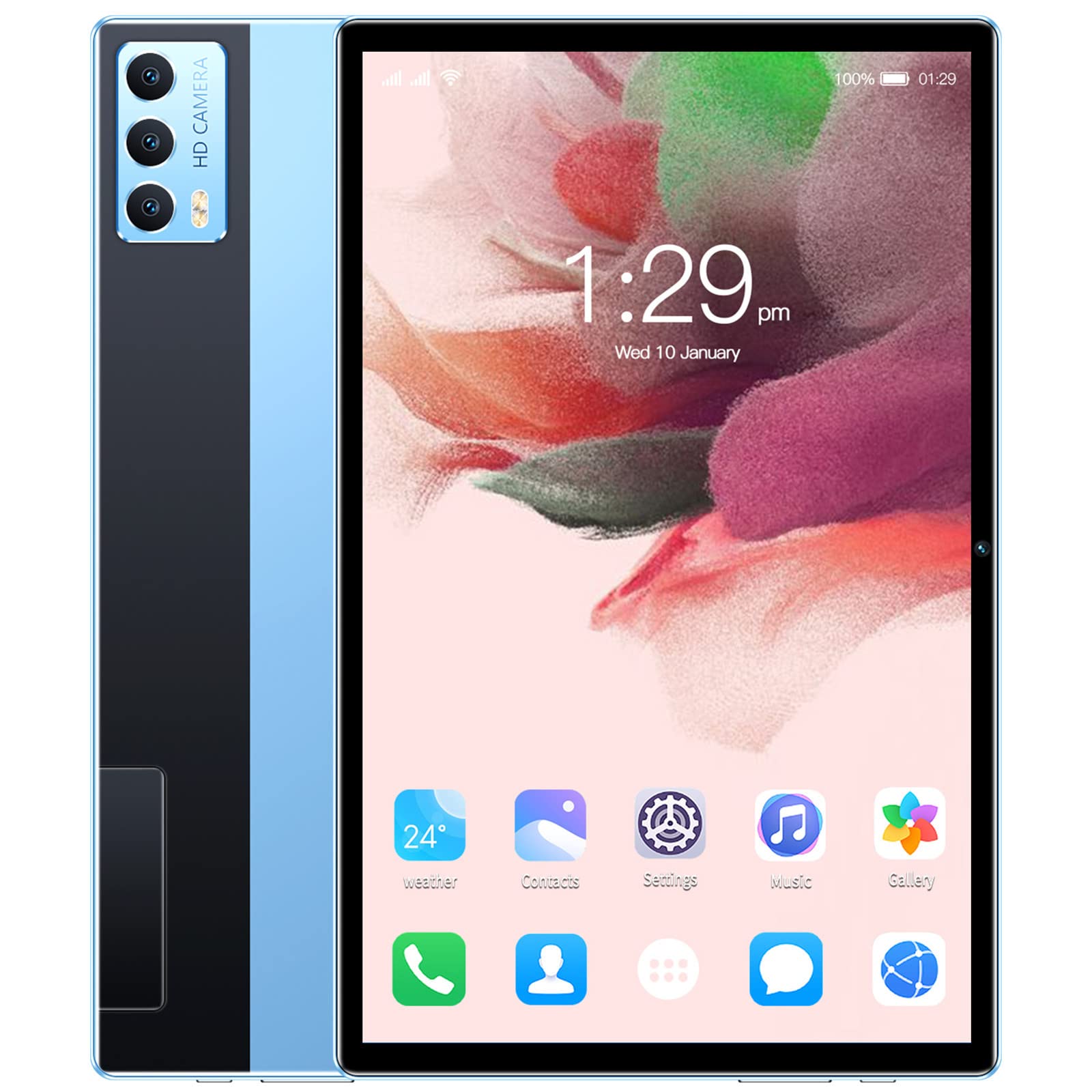 Clearance Android Tablet, 10.1 inch Smart Tablet 1+16GB ROM Octa-Core WIFI Dual Card Smart Call Game Tablet Best for Adults Working Childrens School Learning Birthday Gift