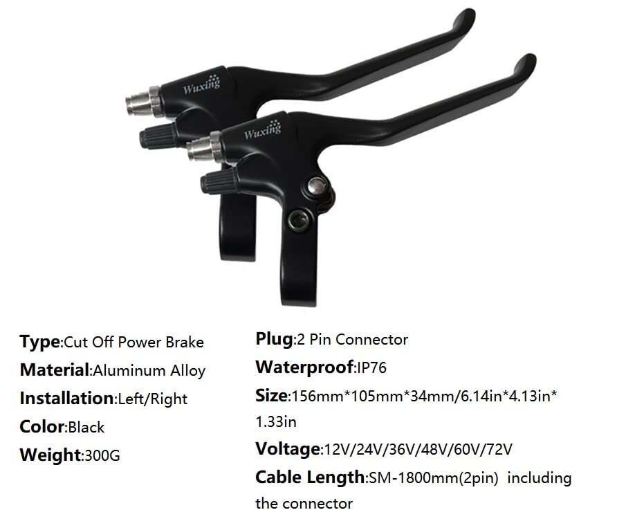 通用 Ebike Controller System kit, KT 36V/48V 500W 22A Controller and KT LED880 Display,Thumb Throttle,ebrake Lever,PAS with SM Connector Electric Bicycle Conversion Kit