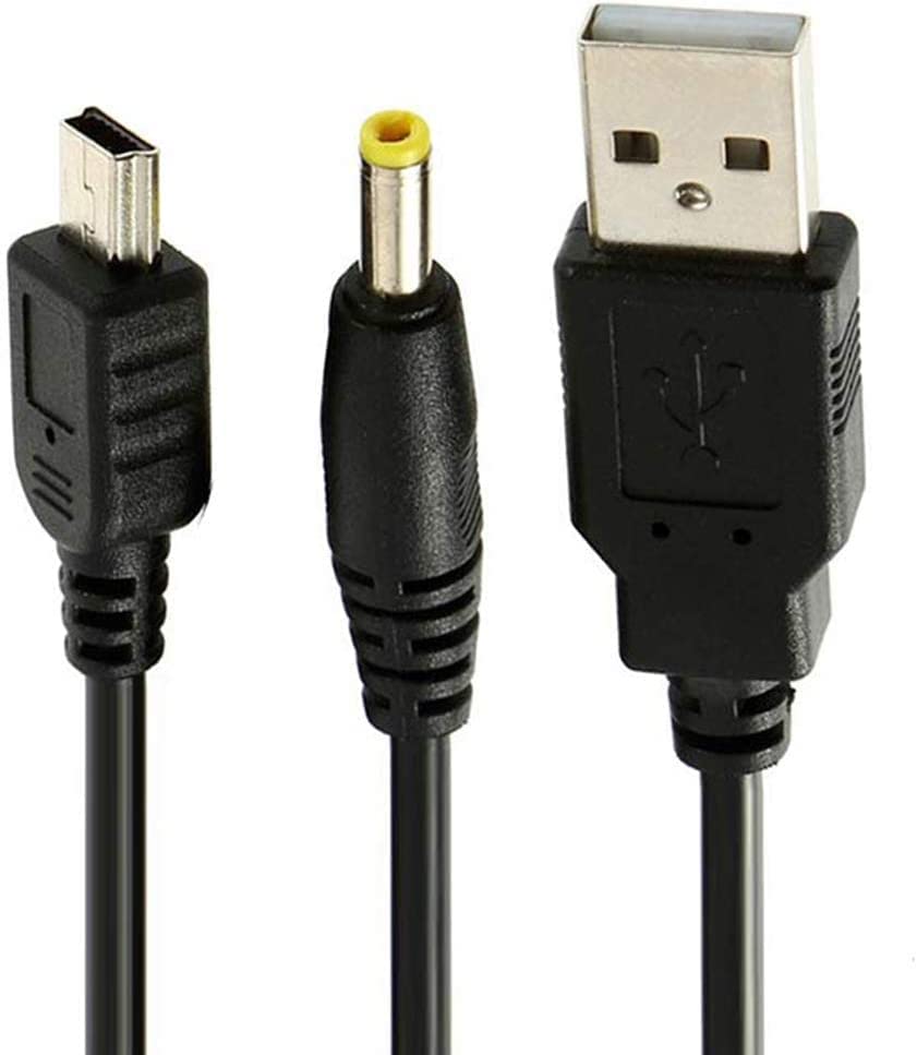 YNCRIS USB to PSP Cable, USB Data and Power Cable for Sony PSP 1000, 2000, 3000