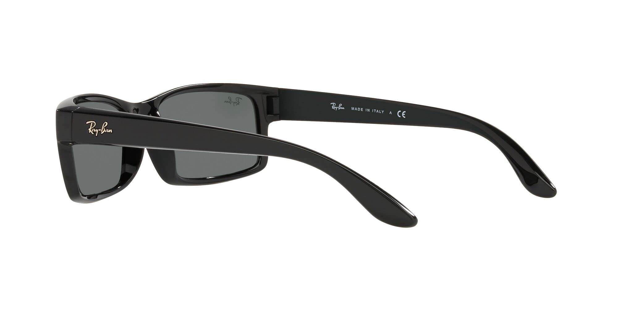 Ray-Ban RB4151 Rectangular Sunglasses, Light Havana/Brown, 59 mm
