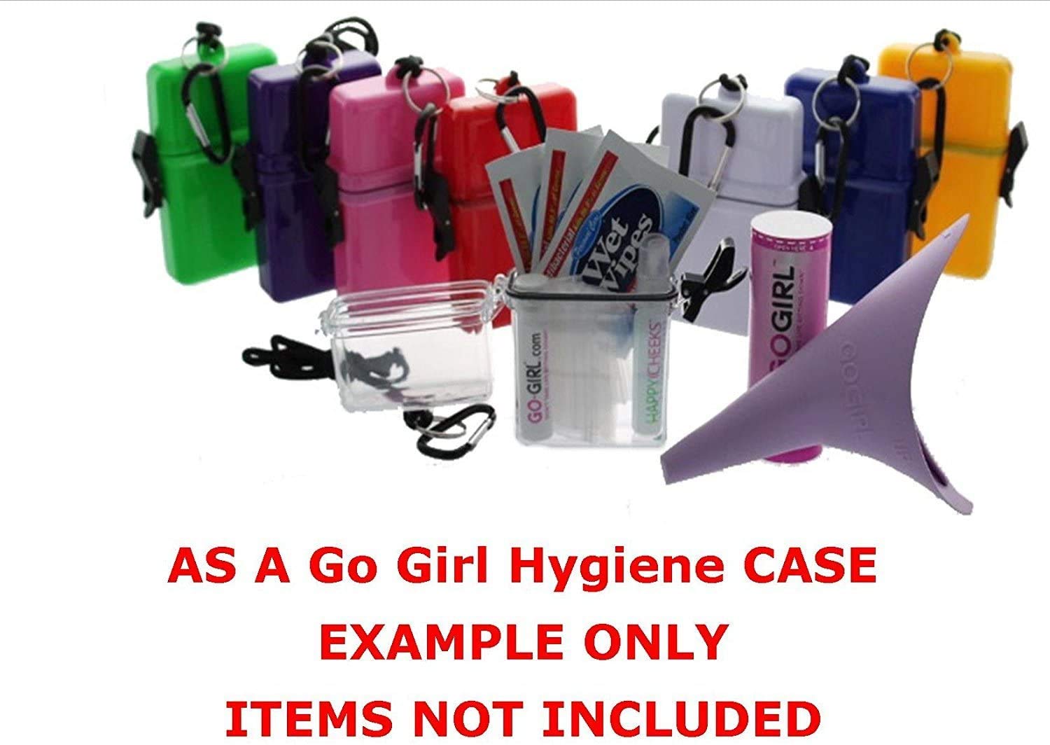 Readi USA White Waterproof (Spills Splashes) Dry Box Case- Beach, Boat & Pool - Money, Id, Key's Cigarettes N More - Travel Camping Hiking Geocache First Aid Organization & Security