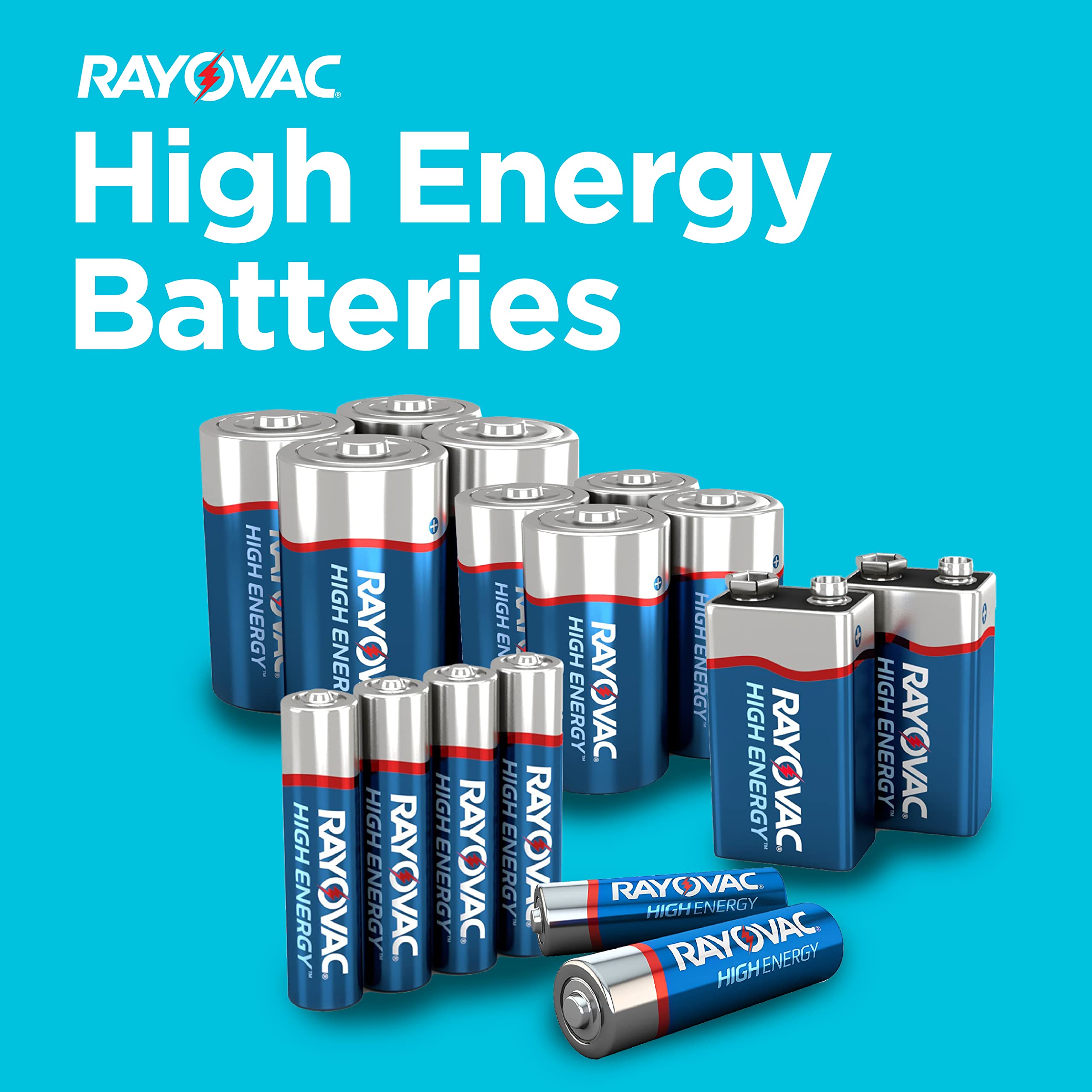 Rayovac High Energy AAA Batteries (30 Pack), Alkaline Triple A Batteries