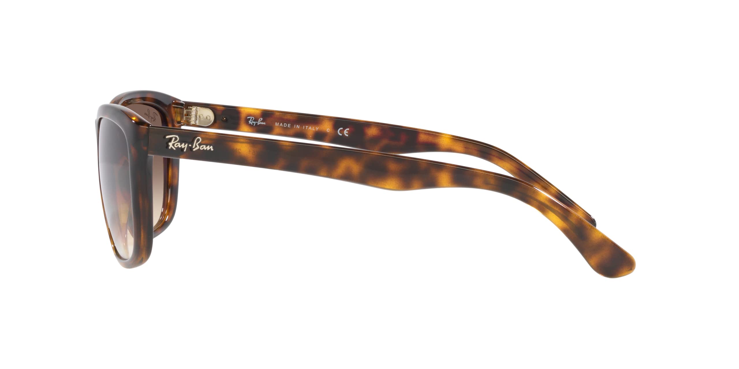 Ray-Ban RB4154 Square Sunglasses, Light Havana, 57 mm