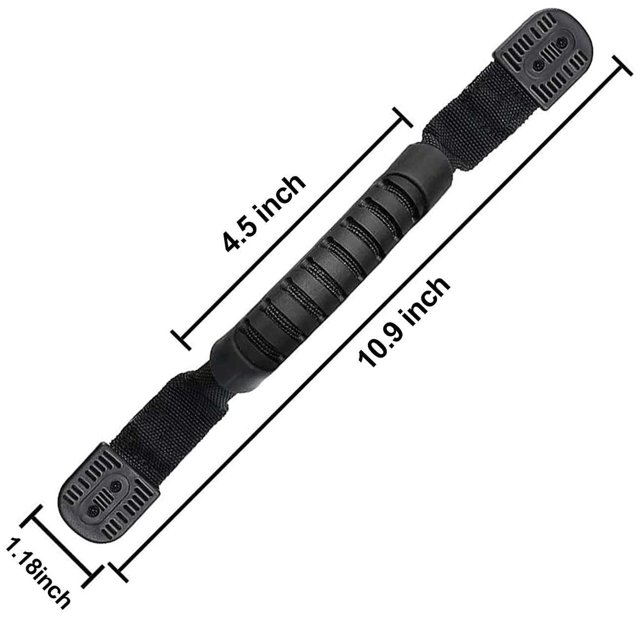 YYANYAN Kayak Canoe Carry Handles,2PCS Universal Nylon Rubber Carry Grab Handle with Single Hole Round Base,for Outdoor Drift Kayaks Boat Canoe Suitcase Luggage