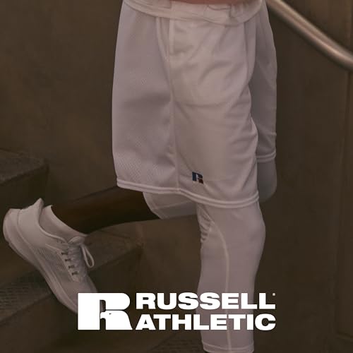 Russell Athletic Mens Mesh Pocket Short, Black, X-Large US