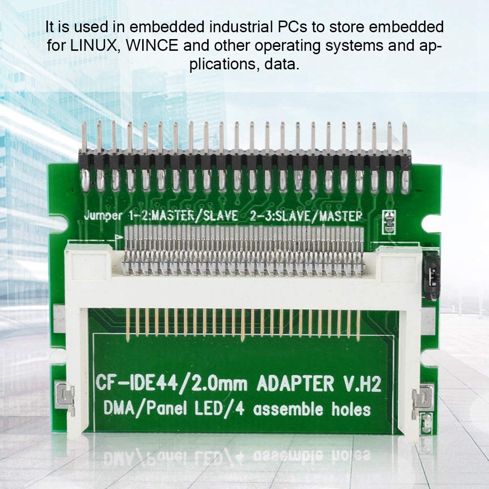 Redxiao Adapter Card, 2.5-inch 44Pin Professional Universal for Laptop SSD HDD Compact Flash Memory Card