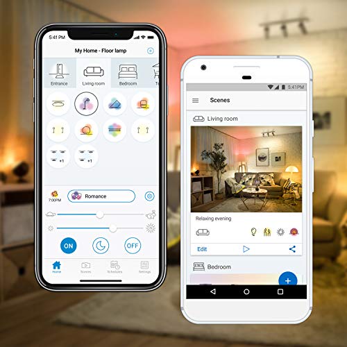 WiZ IZ20087582 BR30 65 Watt EQ Smart WiFi Connected LED Light Bulbs/Compatible with Alexa and Google Home, no Hub Required, RGB+ Color Changing/Tunable/Dimmable, 2 Piece