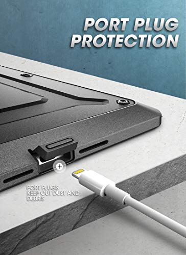 SUPCASE for iPad 9th Generation Case with Screen Protector (Unicorn Beetle Pro), [Built-in Stand] Heavy Duty Rugged Protective Case for iPad 10.2 9th / 8th / 7th Generation (2021/2020/2019), Black