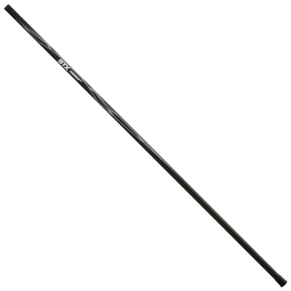 STX Lacrosse CS X10X WE DY/ADX7 77/PL X10 Defense Complete Lacrosse Stick with Hammer 7000 Shaft, White/Platinum
