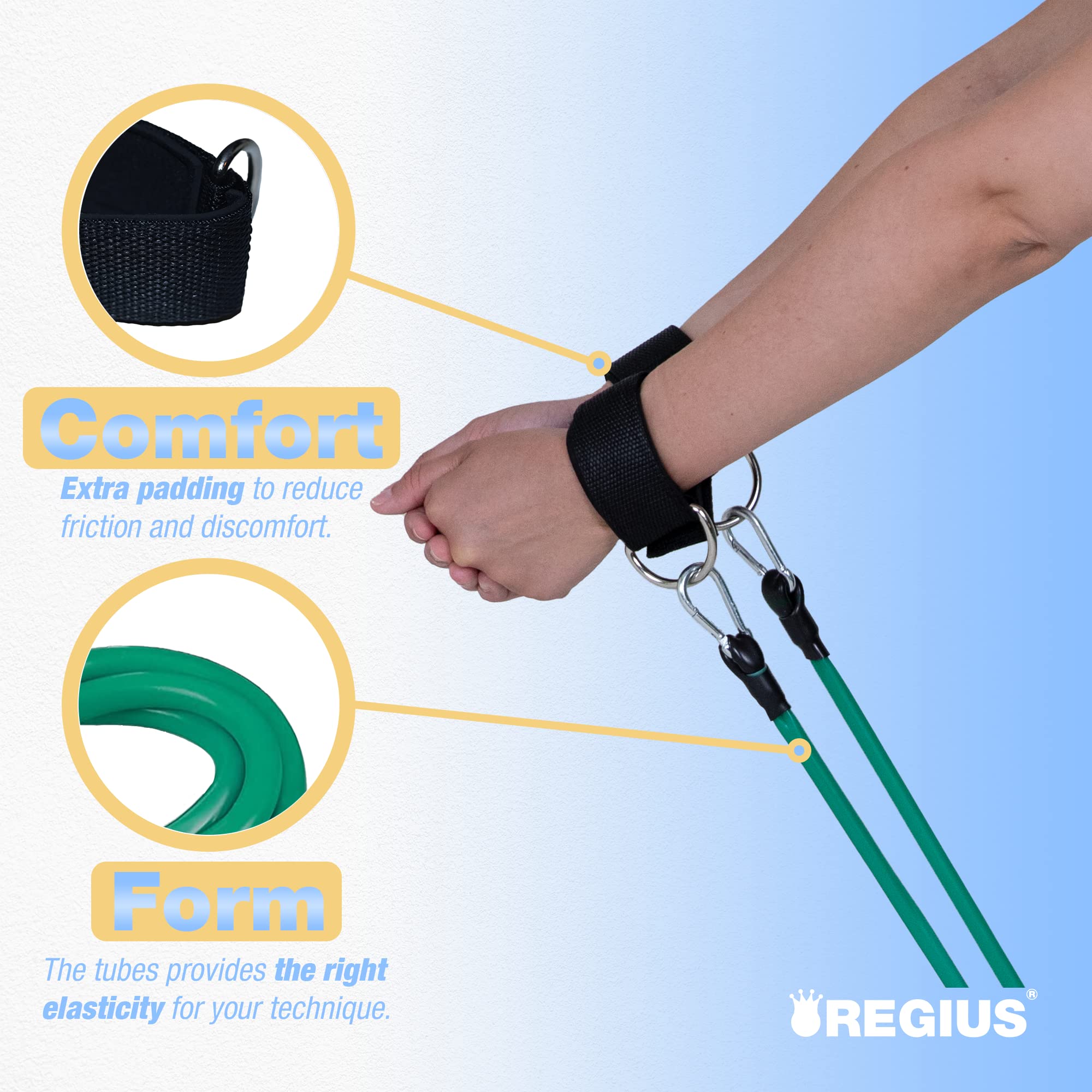 Regius Volleyball Training Equipment 3.0 Premium Solo Trainer, Perfect for Beginners Practicing Serving, Setting and Spiking, Great Gift Idea