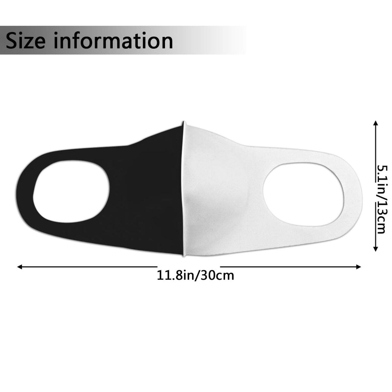 Rano Ranboo - Ranboo Dream SMP Half Black Half White Cool Mask 3D Designed Mask Washable Reusable Face Mask1