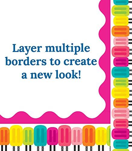 Schoolgirl Style - Simply Stylish Tropical | Tropical Pops Straight Borders, Classroom Décor, 12 Strips