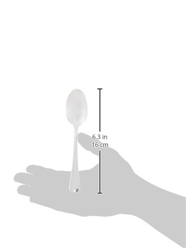 Winco 12-Piece Elite Teaspoon Set, 18-0 Stainless Steel,Silver