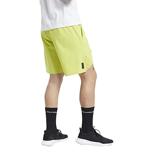 Reebok United by Fitness Epic Short, Chartreuse, M