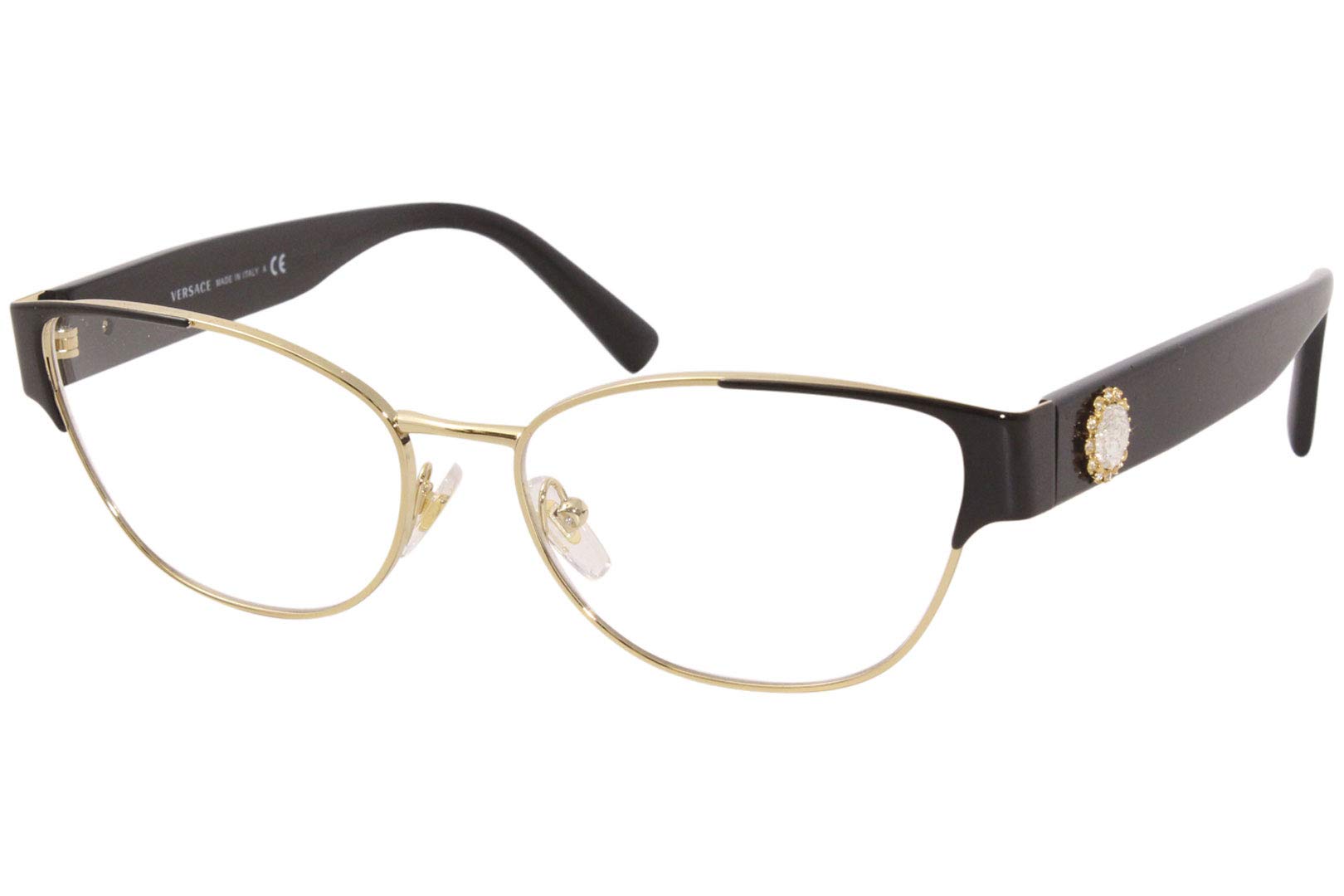 Versace Demo Cat Eye Ladies Eyeglasses VE1267B 1433 55