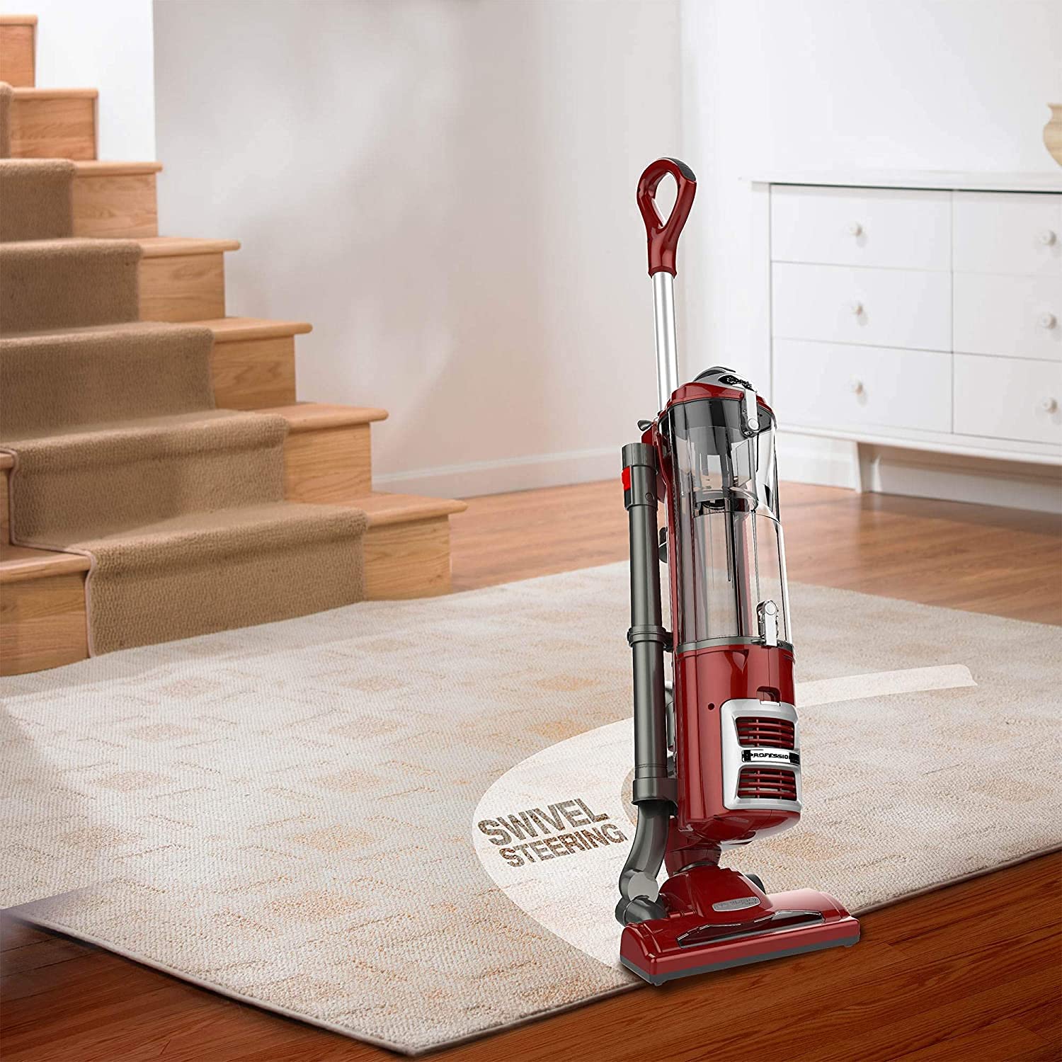 Shark Navigator Nv351 Blue Professional Canister Pet Pro Upright Vacuum (Renewed) (Shark Navigator NV60-RED)