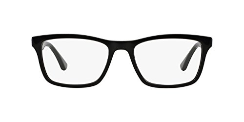 Ray-Ban RX5279 Square Prescription Eyeglass Frames, Black/Demo Lens, 55 mm
