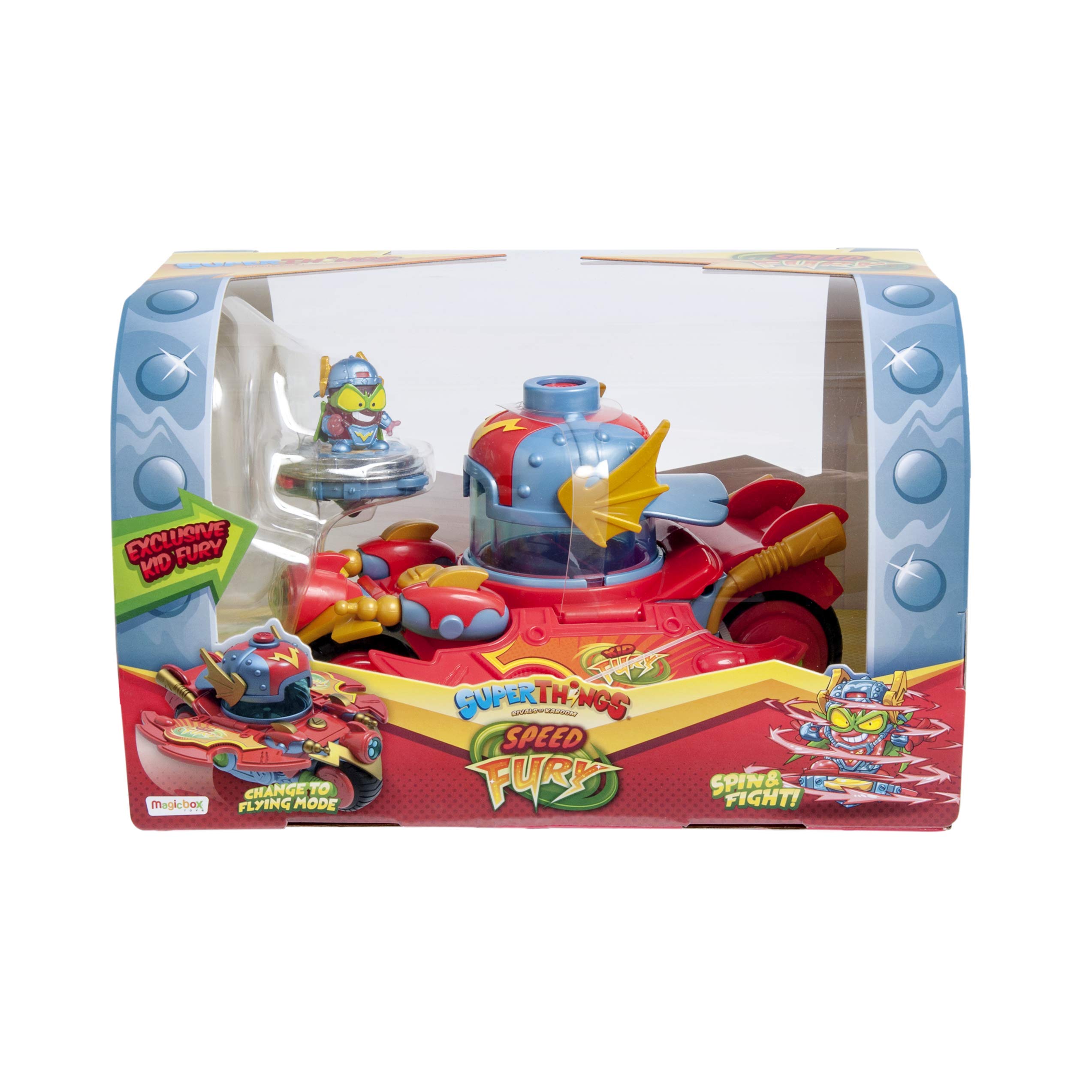 SUPERTHINGS Kid Fury Vehicle β Contains 1 Vehicle with 1 Launcher and top and 1 Exclusive Figure