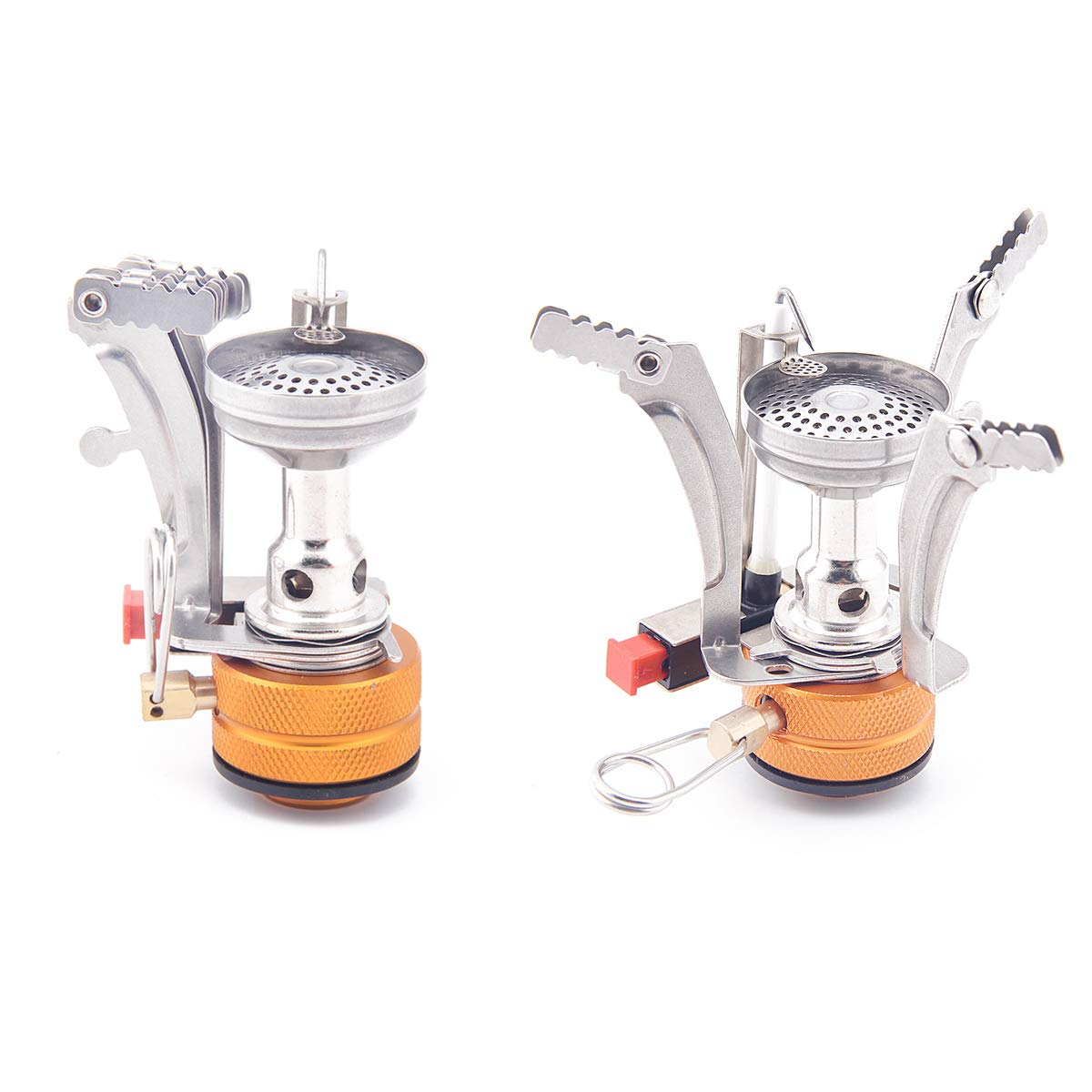 Ultralight Backpacking Stove Portable Camping Stove with Piezo Ignition Perfect for Camping, Hiking and Backpacking Trips