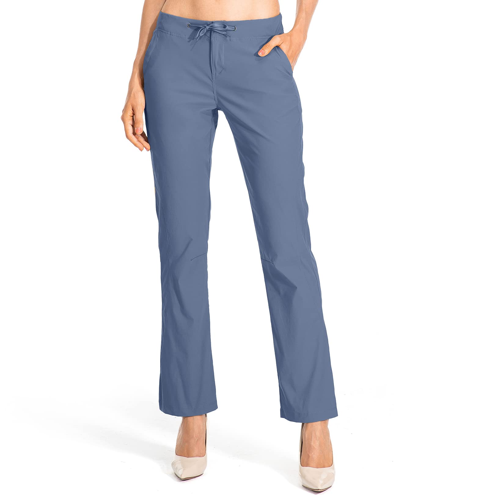 Women's Golf Pants Quick Dry Stretch Lightweight Breathable Outdoor Boot Cut Casual Work Hiking Pants