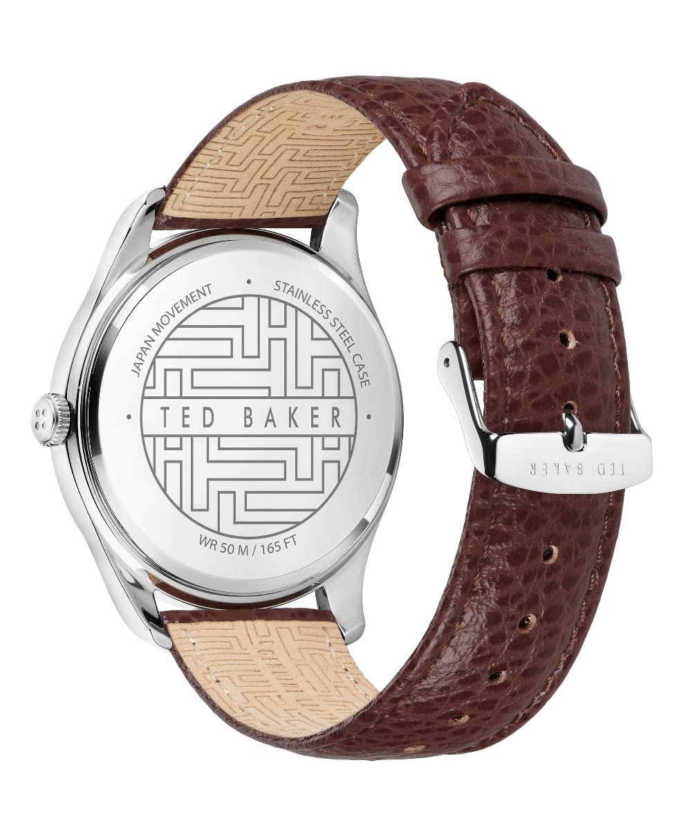 Ted Baker DAQUIR Multi Men's Brown Leather Strap (Model: BKPDQS104)