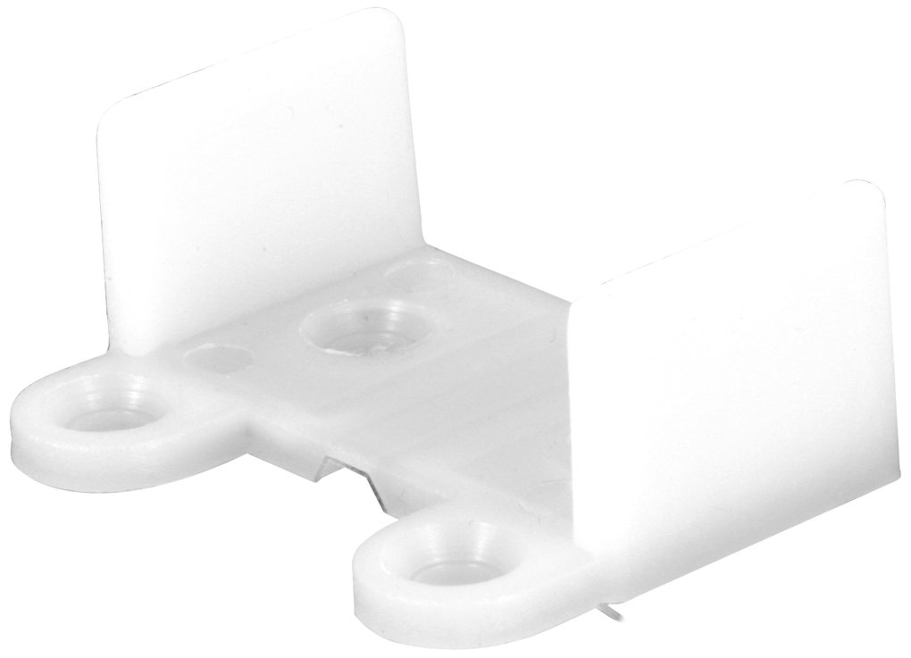 Prime-Line N 6565 Sliding Closet Door Floor Guide, 1-3/8 In. Doors, 3/4 In. Tall (Single Pack)