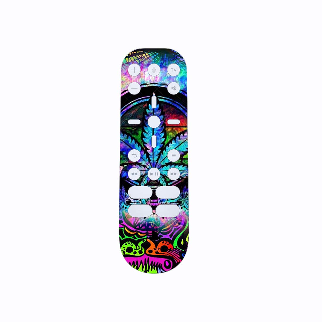 PlayVital Psychedelic Leaf Full Set Skin Decal for ps5 Console Disc Edition, Sticker Vinyl Decal Cover for ps5 Controller & Charging Station & Headset & Media Remote