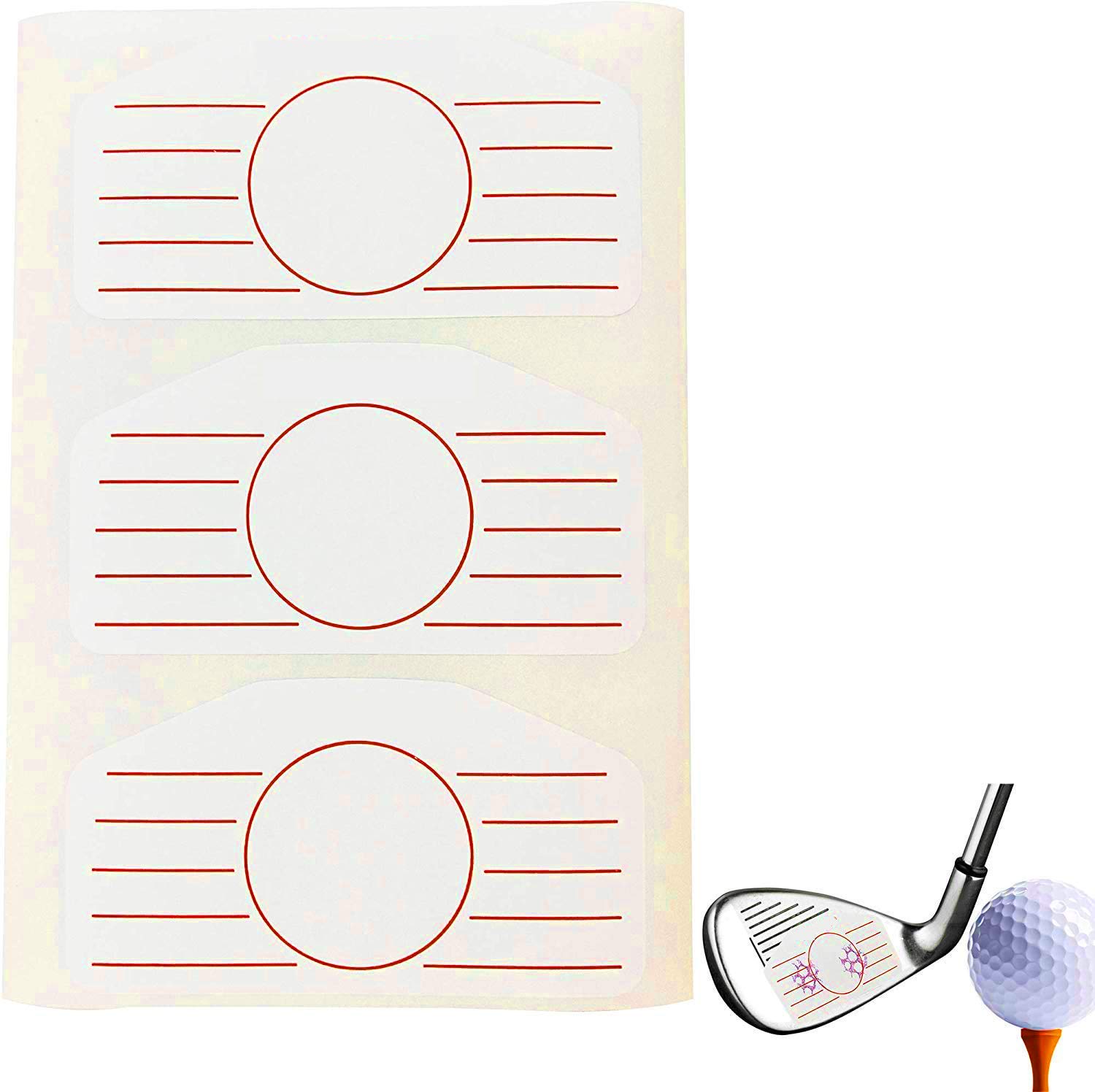Remarkable Golf Impact Labels,Driver Impact Tape Labels 120 Pcs Golf Impact Stickers for Swing Training Irons Putters and Woods