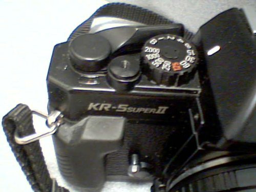 Ricoh KR-5 Super II SLR 35mm Film Camera w/ Quantaray Lens Attached Quantaray 1:3.5~4.5 f=35~70mm Multi-Coated Lens (052)(Camera & Lens Version)