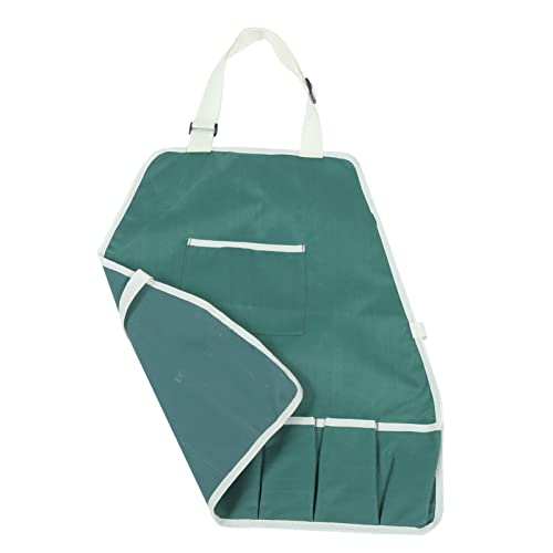 Yardwe Kids Gardening Apron 2PCS Kids Gardening Canvas Apron fruit picking apron toddler working apron with Pockets Gardening