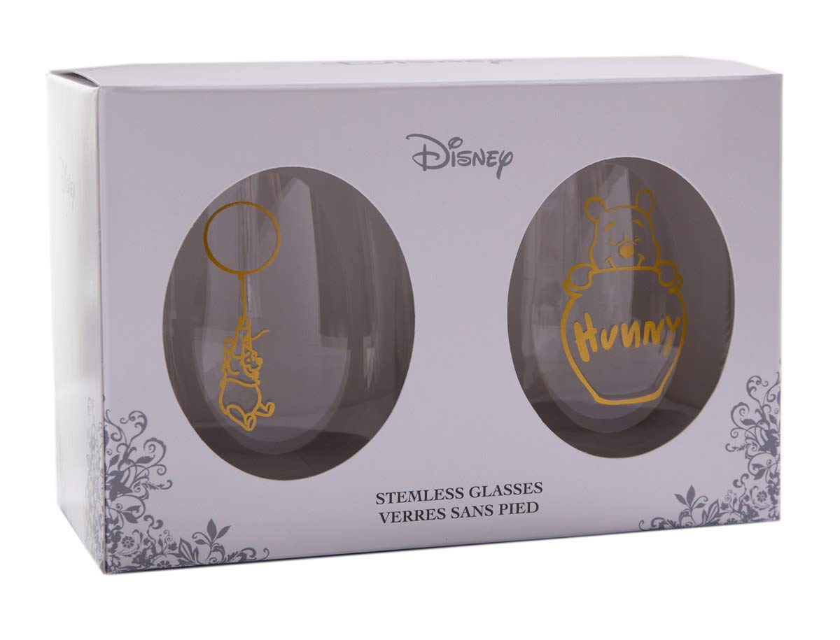 Winnie The Pooh Collectible Wine Glass Set (Winnie), 16 Fl oz