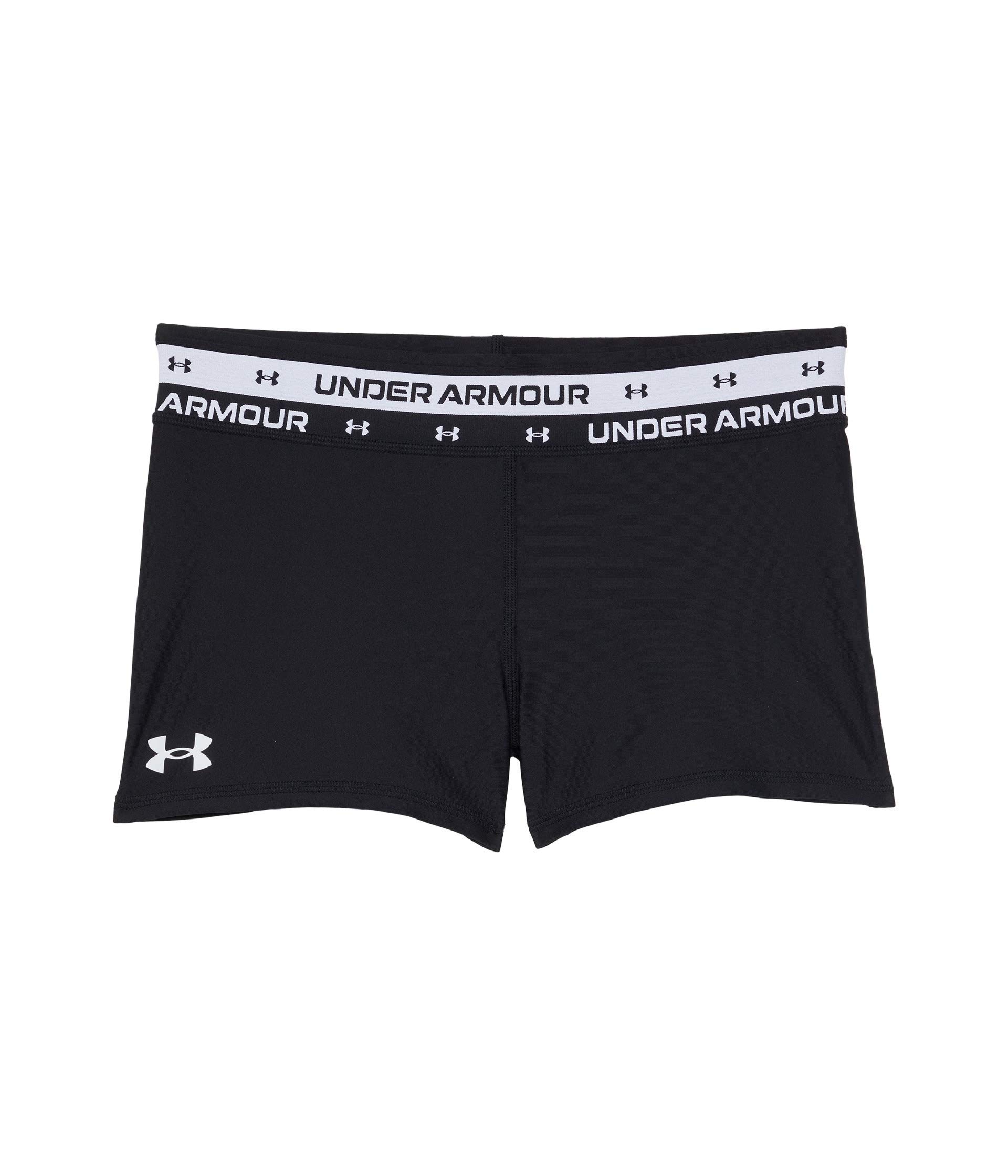 Under Armour Armour Heatgear Shorty, Black (001)/White, Youth Small