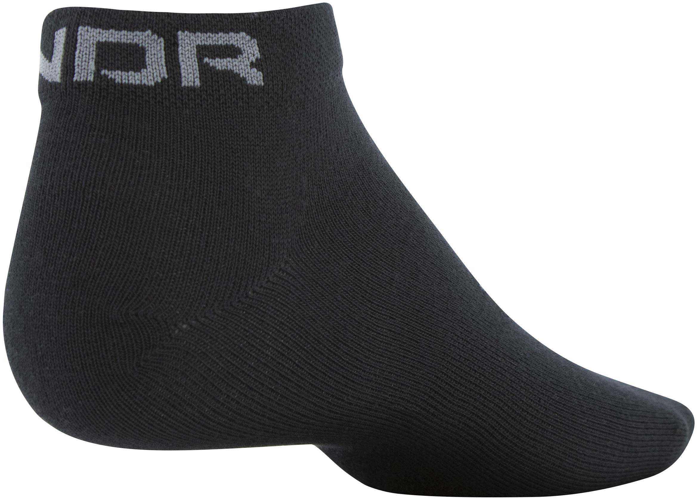 Under Armour Men's Essential Lite Low Cut Socks, 6-Pairs , Black , Large