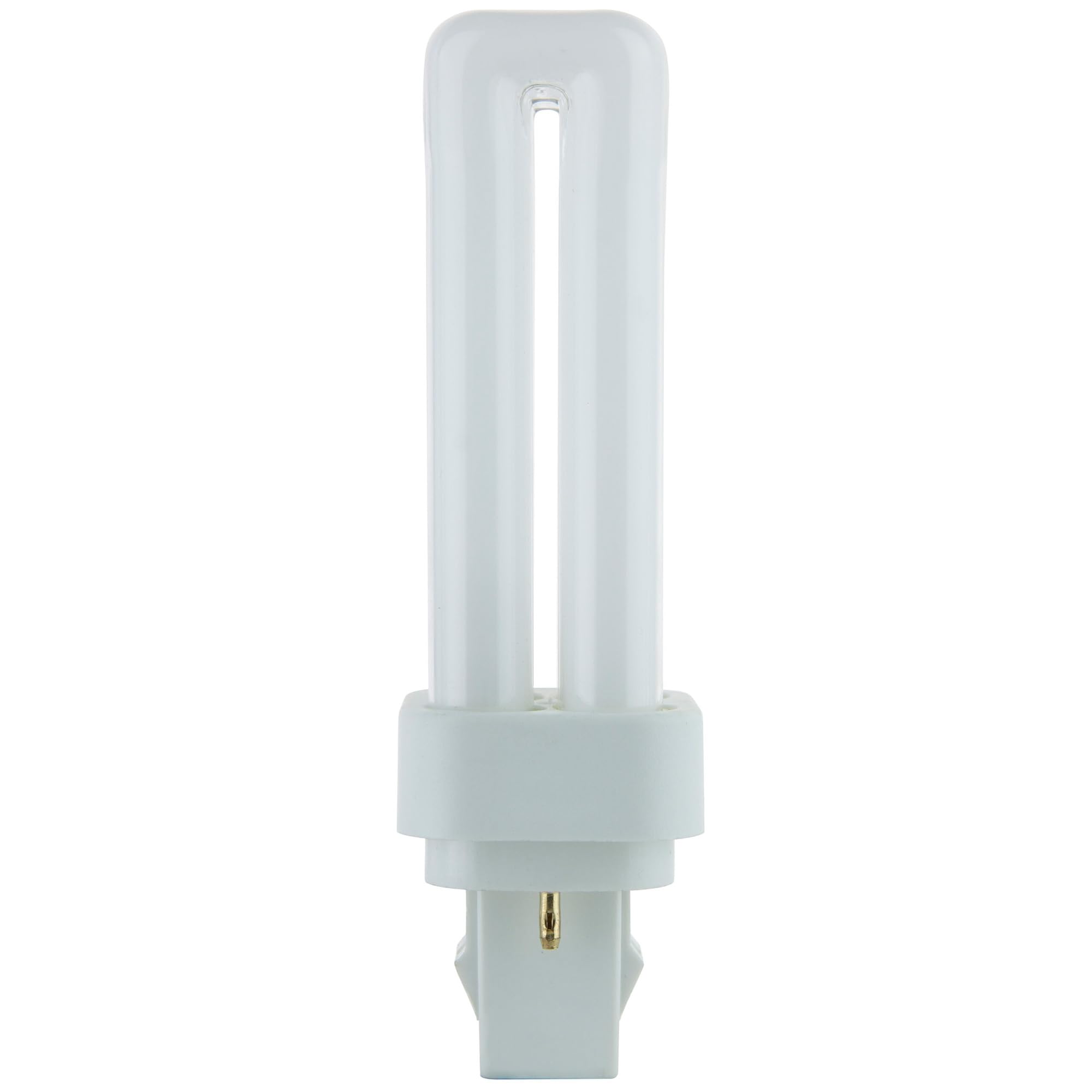 Sunlite 40543 PLD13/SP65K/10PK Double Twin Tube Compact Fluorescent Lamp, PLD 2-Pin, 13 Watts, 660 Lumens, 6500K Daylight, 2-Pin (GX23-2) Base, 10 Pack