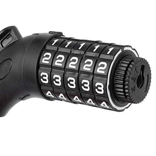 Ueohitsct Bike Lock Electric Mountain Bicycle Fixed Portable Antitheft Strip Lock Coded Lock