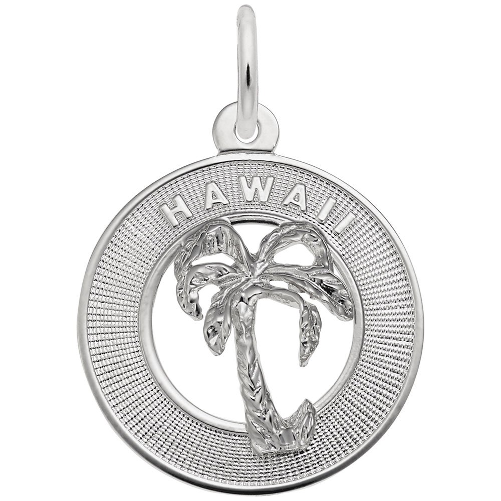 Rembrandt Charms 925 Sterling Silver Hawaii Charm Pendant