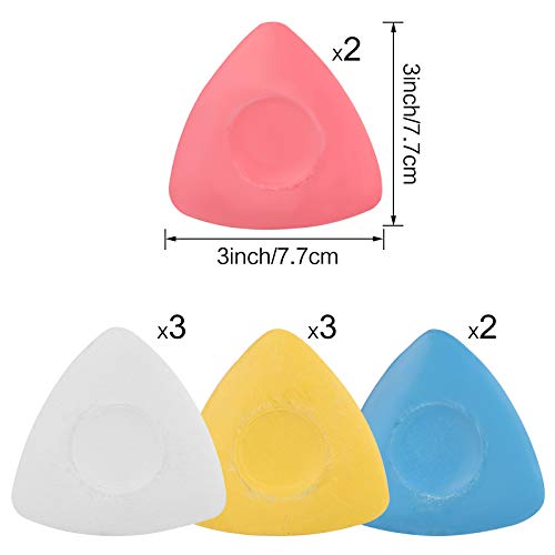 Tailors Chalk, Seam Ripper and Thread Remover Kit, 10PCS Sewing Fabric Markers Chalk, 4PCS Sewing Stitch Thread Unpicker and 1PCS Sewing Trimming Scissor Nipper Tool