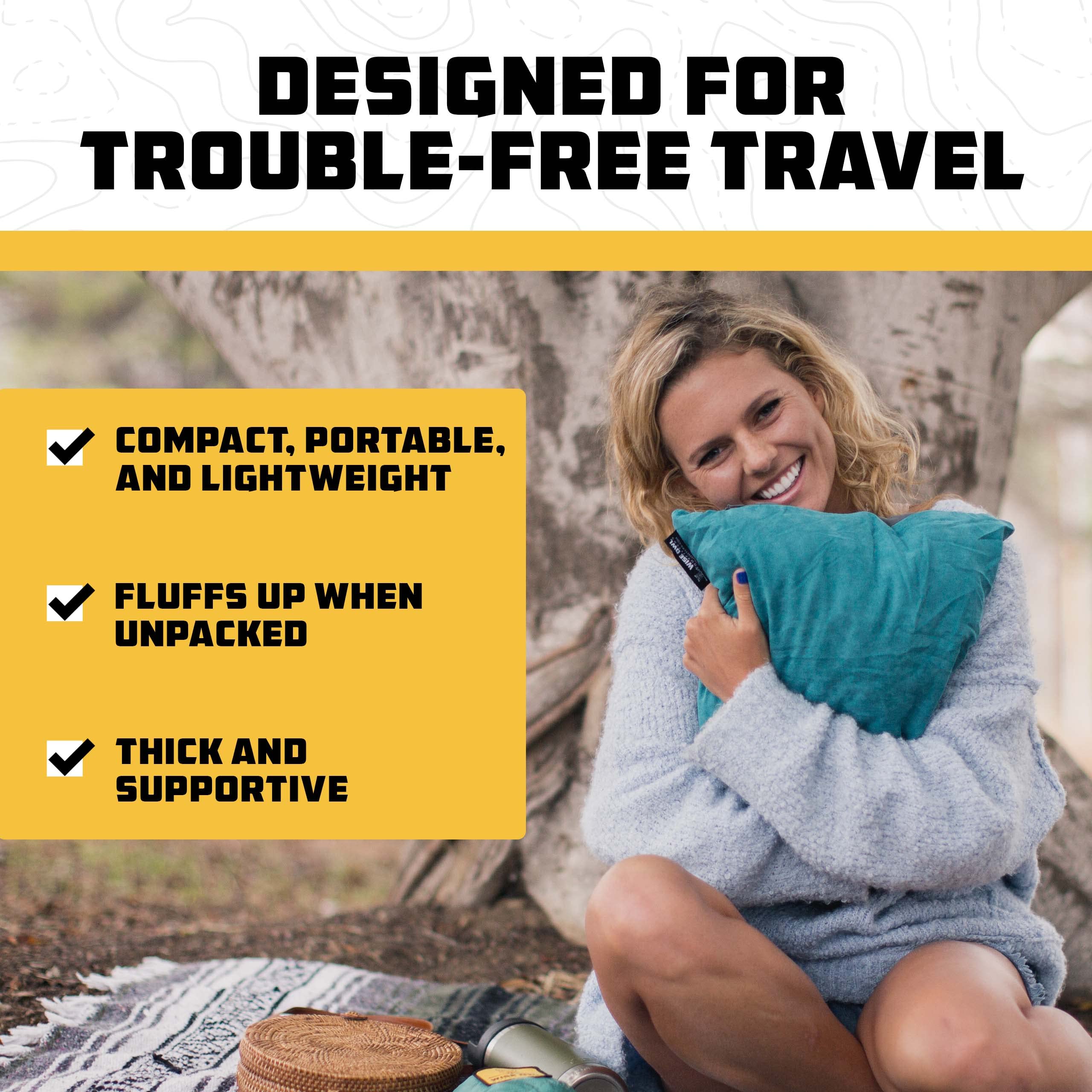 Wise Owl Outfitters Camping Hammock with Camping Pillow & Blanket - Waterproof Camping Accessories & Backpacking Gear, Camping Gear Must Haves - Black